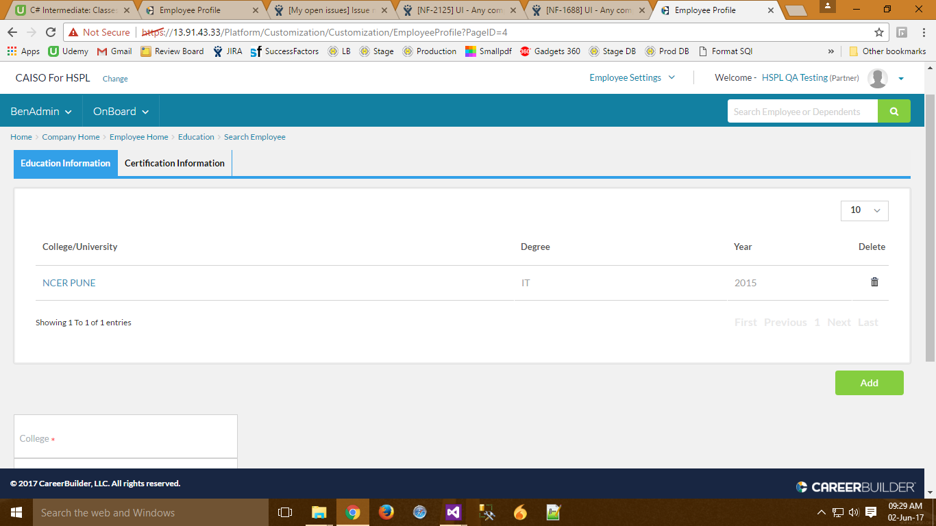 Nf 2125 Ui Any Company Partneradmin Login Education